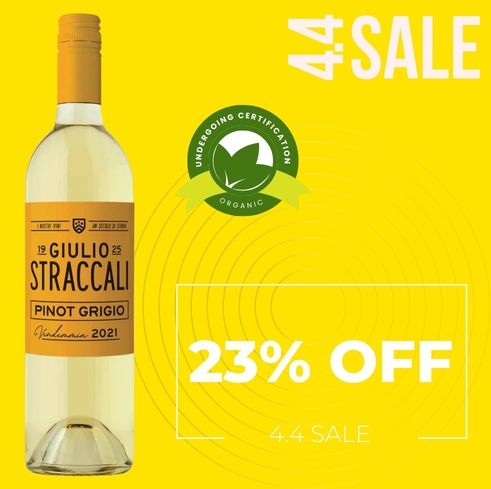 Giulio Straccali Pinot Grigio 2021 - Tuscany, Italy – Pop Up Wine