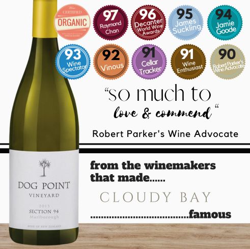 Dog Point Section 94 Barrel Aged Sauvignon Blanc (Organic) 2017 - Marl ...