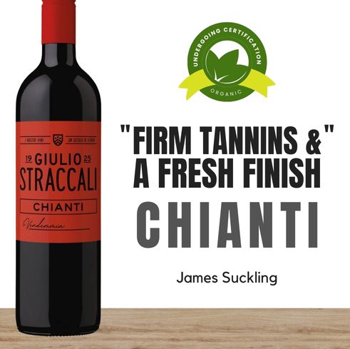Giulio Straccali Chianti 2022 - Tuscany, Italy – Pop Up Wine