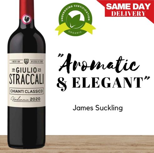 Giulio Straccali Chianti Classico 2021 - Tuscany, Italy – Pop Up Wine