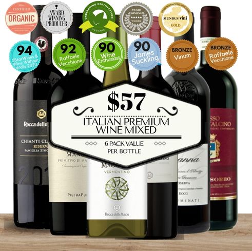 Italian Premium Wine Mixed - 6 Pack Value – Pop Up Wine