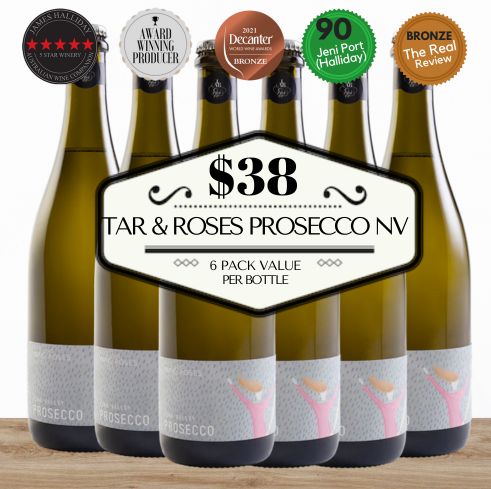Tar & Roses Prosecco NV - King Valley, Australia - 6 Pack Value – Pop ...