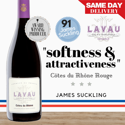 Lavau Cotes du Rhone Red 2020 - Rhone, France – Pop Up Wine