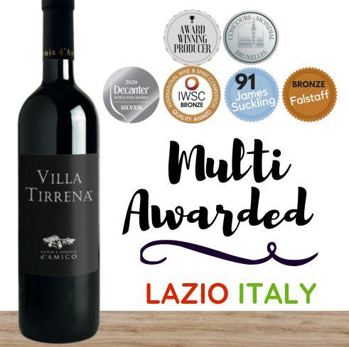 Villa Tirrena Paolo E Noemia D'Amico Merlot, Shiraz 2016 ~ Lazio, Ital ...